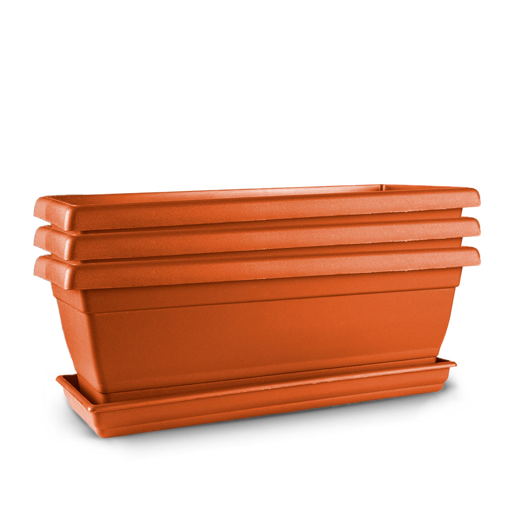 Rectangular Flower Pot 20" D52 Terracota - Classic Line.